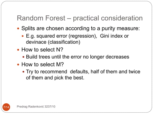 Algoritma Random Forest Beserta Aplikasi Nya Ppt