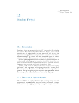 Working mechanism of a random forest classifier and its performance ...