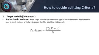 Random forest and decision tree | PPTX