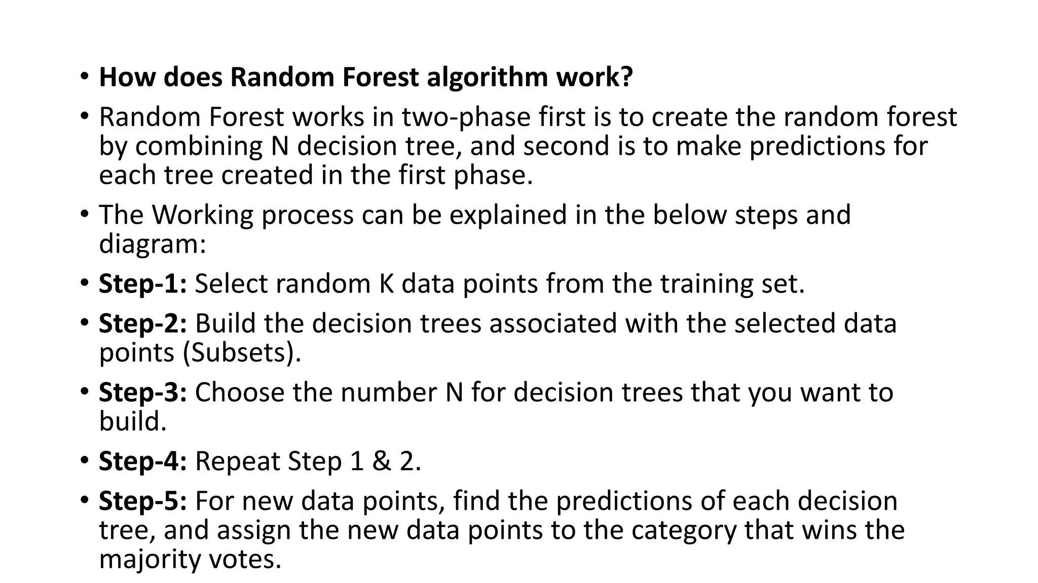 Random Forest Decision Tree.pptx | Technology Industry | Industries