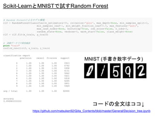 Random Forest による分類 | PPTX