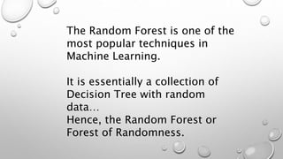 Random Forests | PPTX