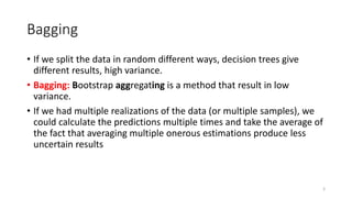 RANDOM FORESTS Ensemble technique Introduction | PPT