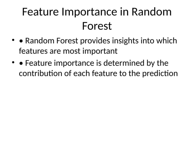 Seminar PPT on Random Forest Tree Algorithm | PPT