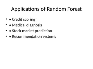 Seminar PPT on Random Forest Tree Algorithm | PPT
