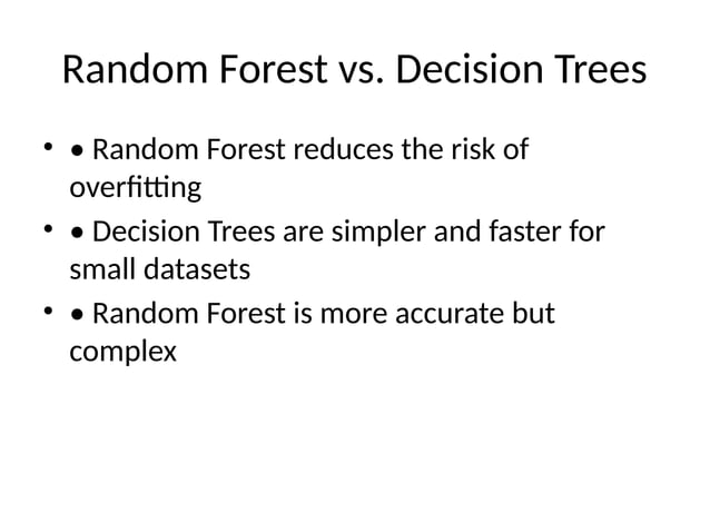 Seminar PPT on Random Forest Tree Algorithm | PPT