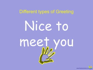 Random greetings | PPT