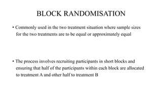 Randomisation | PPTX