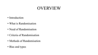 Randomisation | PPTX
