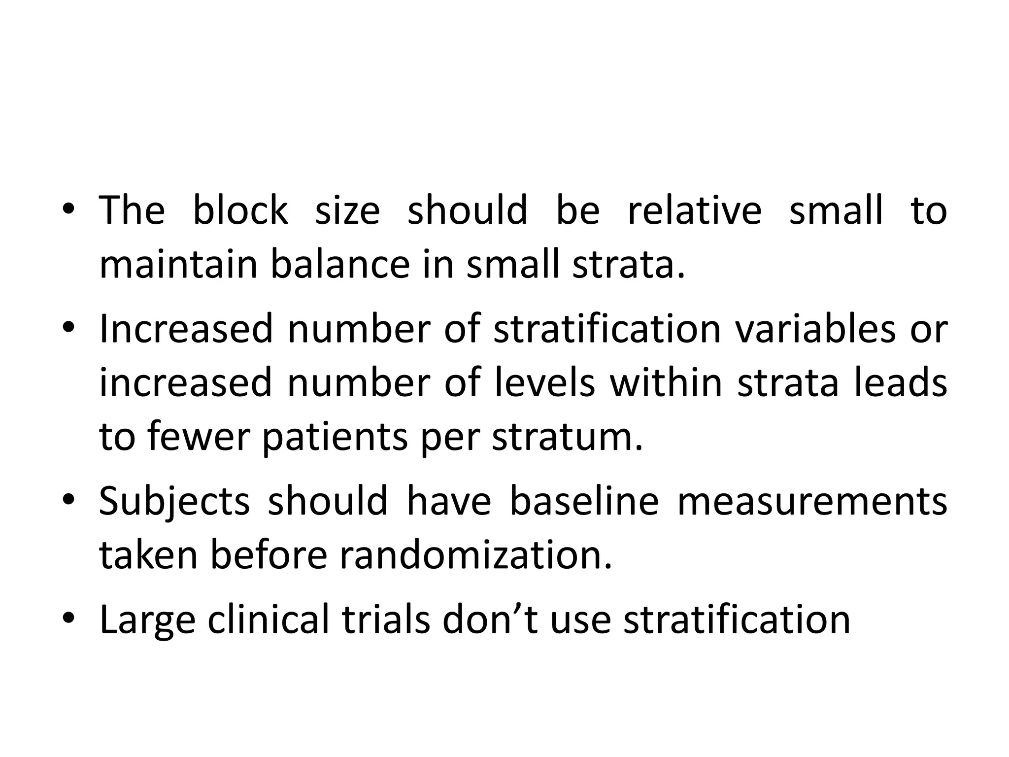 Randomisation techniques | PDF