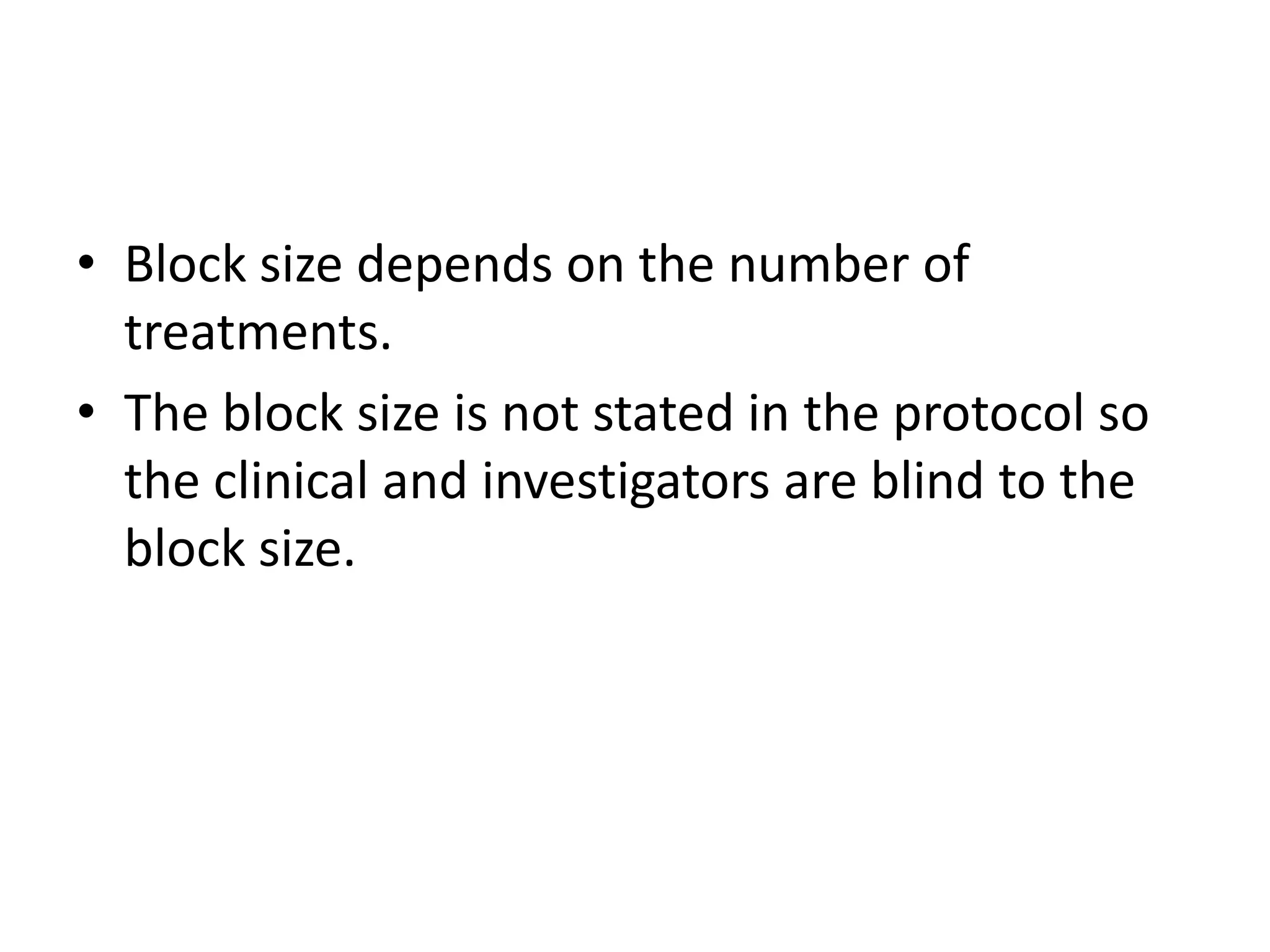 Randomisation techniques | PDF