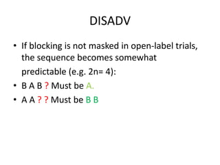 Randomisation techniques | PDF