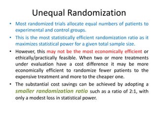 Randomisation techniques | PDF