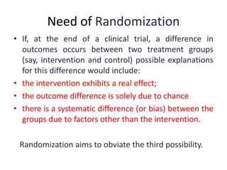 Randomisation techniques | PDF