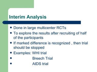 Randomised controlled trials | PPT