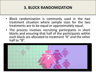 Methods of Randomization | PPTX