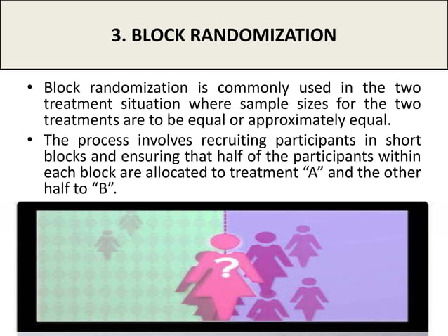 Methods of Randomization | PPTX
