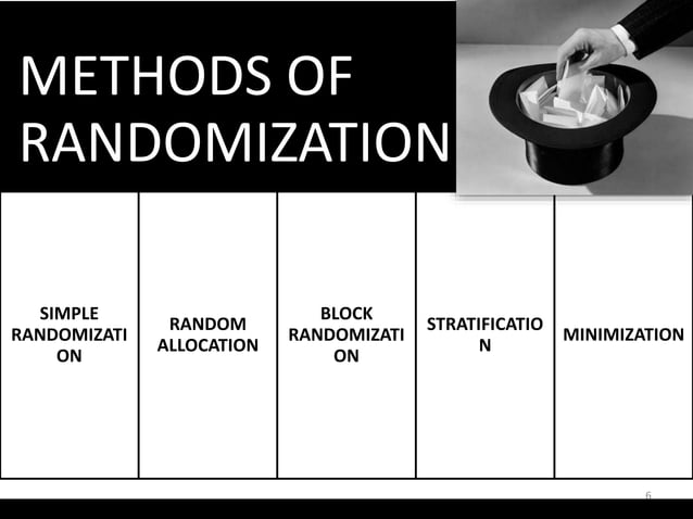 Methods of Randomization | PPTX