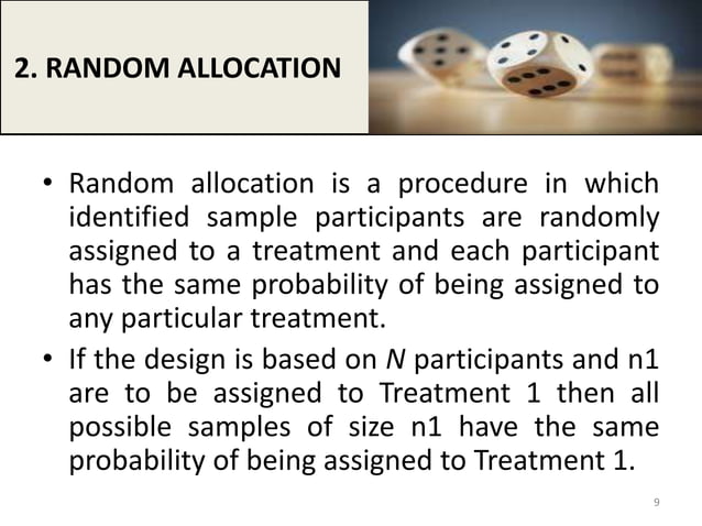 Methods of Randomization | PPTX