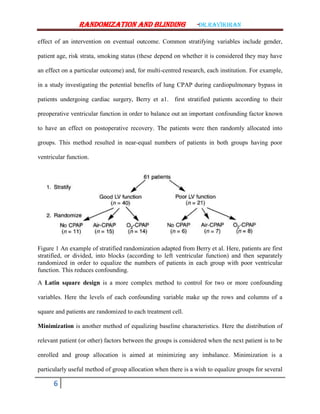 Randomization, Bias, Blinding | PDF