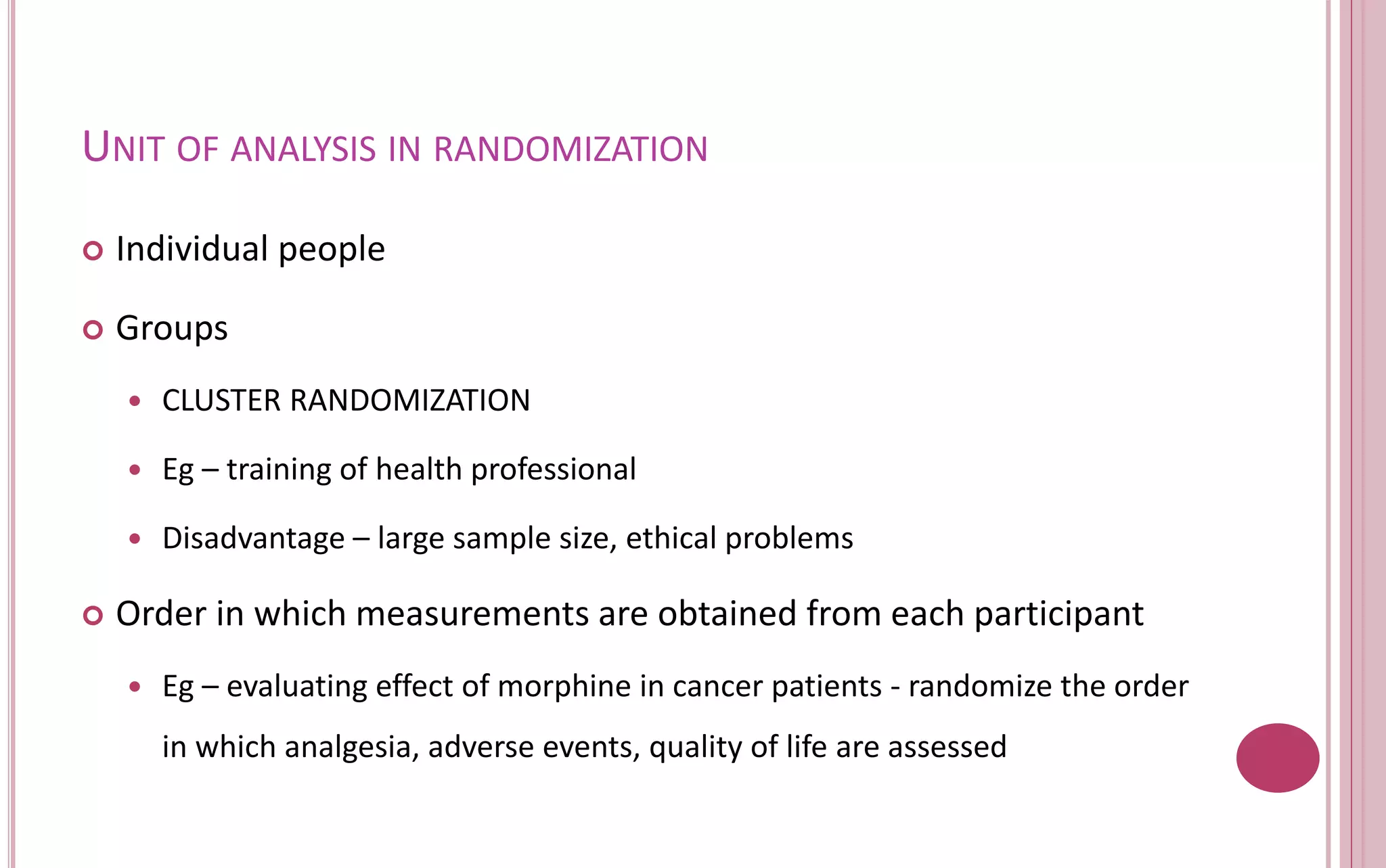 Randomization | PPTX