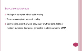 Randomization | PPTX