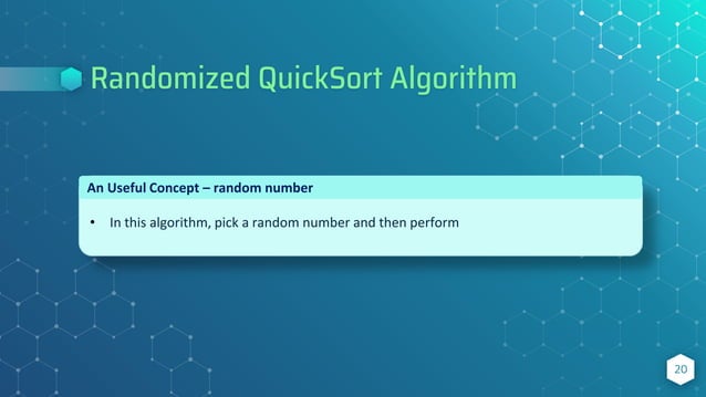 Randomized Algorithm- Advanced Algorithm | PPTX Randomized Algorithm- Advanced Algorithm | PPTX