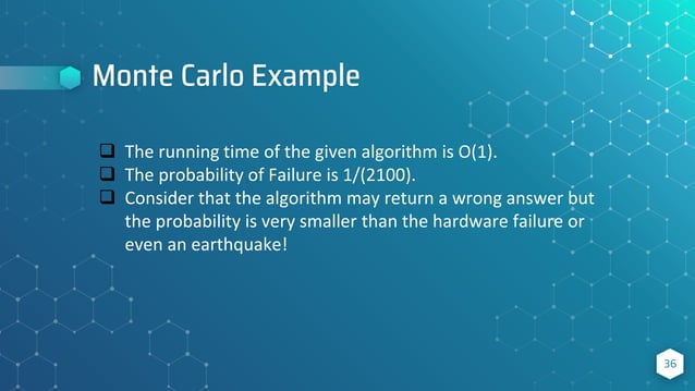 Randomized Algorithm- Advanced Algorithm | PPTX