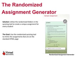 Randomized Assignment Generator for Brightspace | PPTX | Web Design and ...