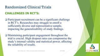 Randomized Clinical Trials and Clinical Research | PPT