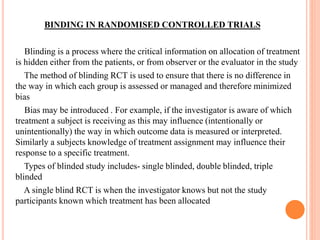 Randomized controlled trial | PPT