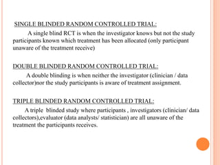 Randomized controlled trial | PPT
