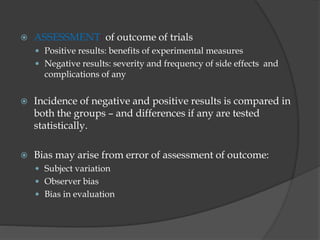 Randomized controlled trials | PPTX