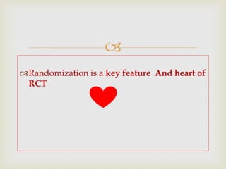 Randomized Controlled Trials ppt.pptx | Medical Tests | Medical Health