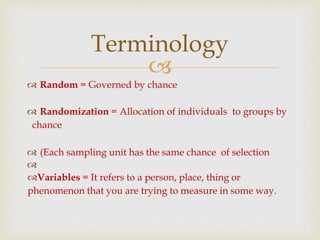 Randomized Controlled Trials ppt.pptx | Medical Tests | Medical Health