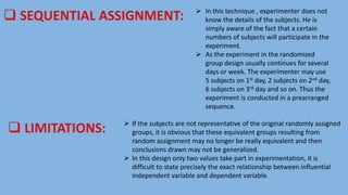 Randomize group design | PPTX