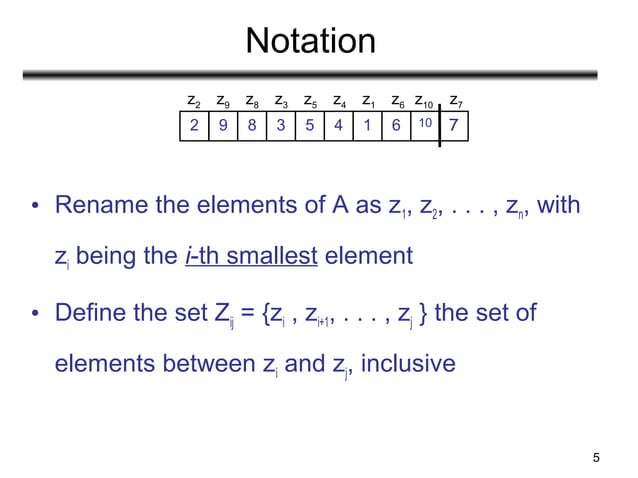 Randomizing quicksort algorith with example | PPT