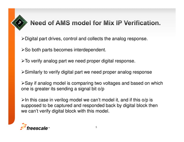 Need of AMS Simulation in Mix IP Verification: Benefits and Challenges | PPT