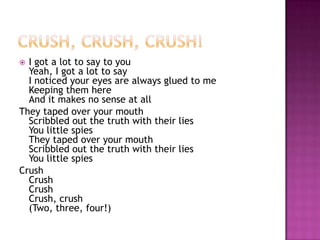 Random Lyrics! | PPT