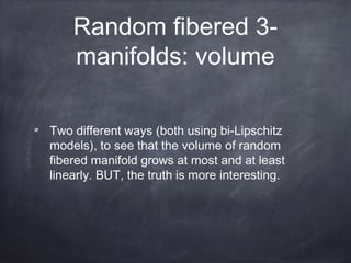 Random 3-manifolds | PPT