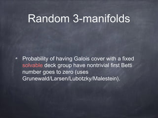 Random 3-manifolds | PPT