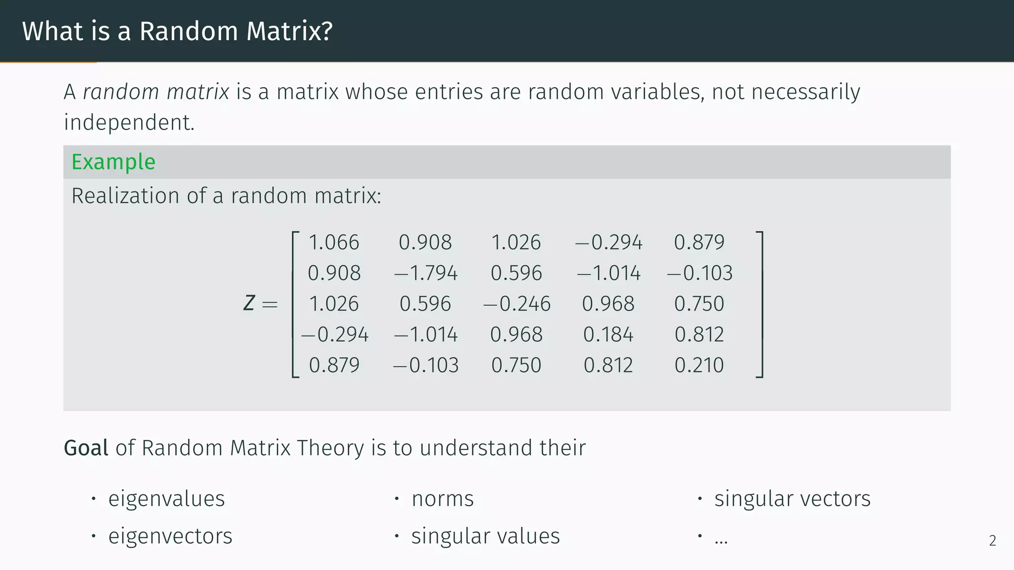 Random Matrix Theory and Machine Learning - Part 1 | PDF | Physics ...
