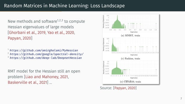 Random Matrix Theory and Machine Learning - Part 1 | PDF | Physics | Science