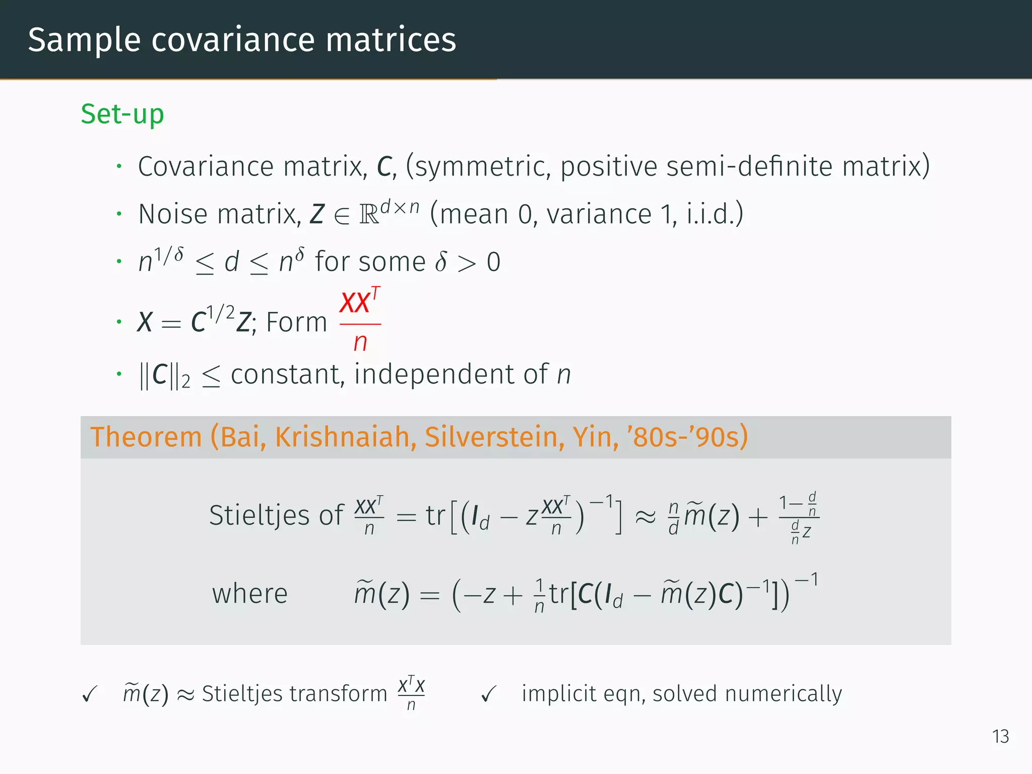 Random Matrix Theory and Machine Learning - Part 2 | PPT