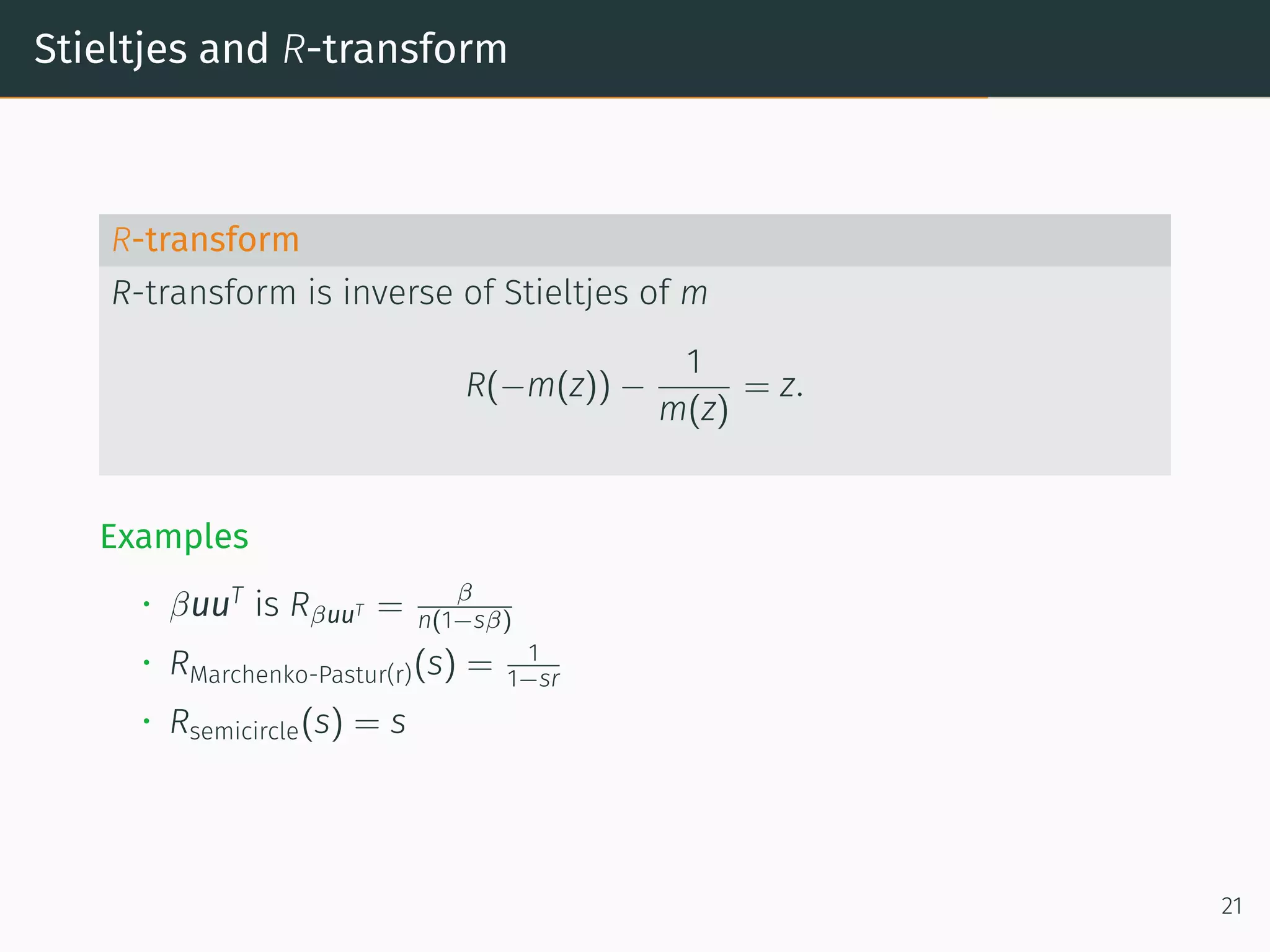 Random Matrix Theory And Machine Learning Part 2 Ppt
