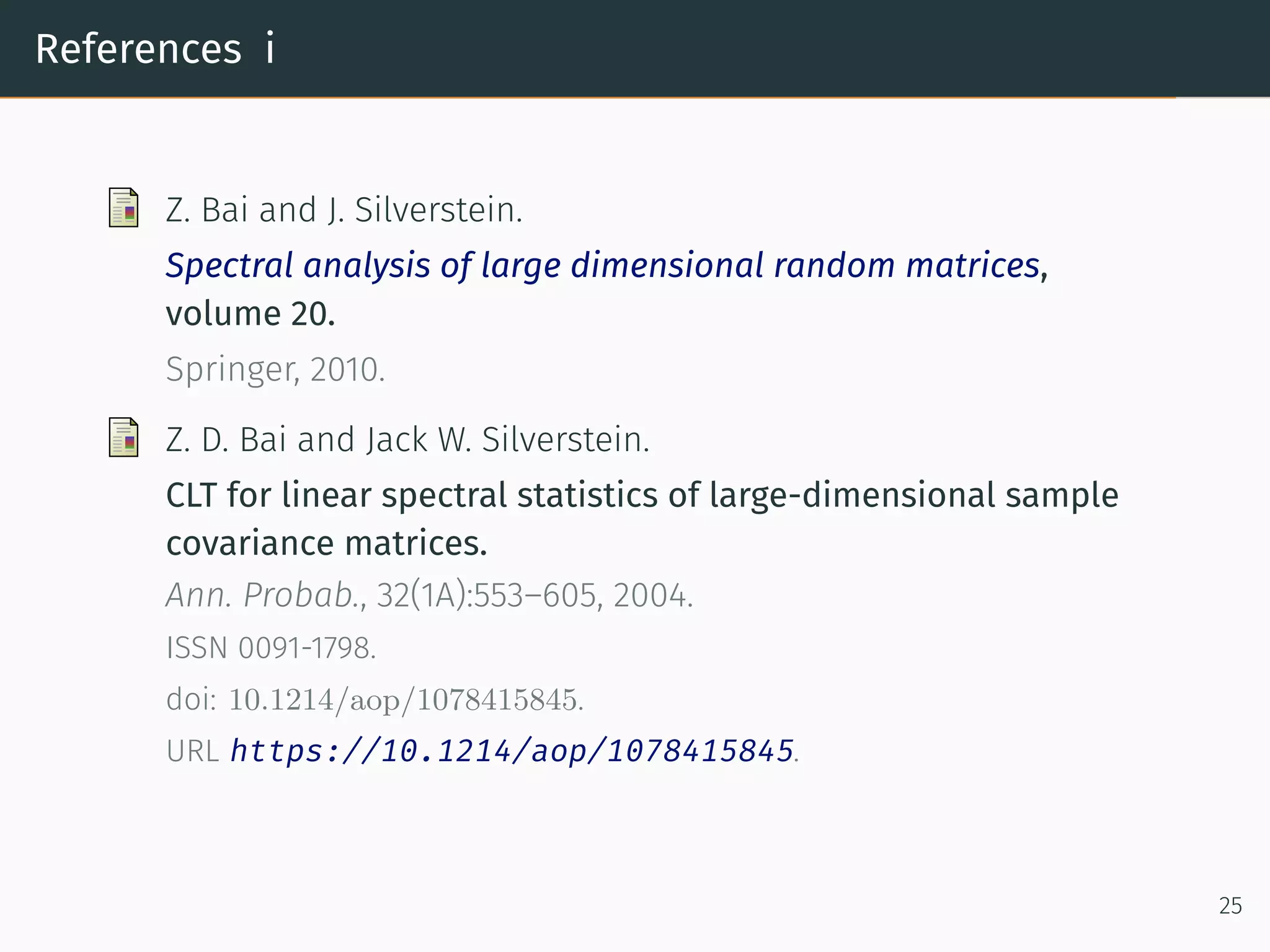 Random Matrix Theory And Machine Learning Part 2 Ppt