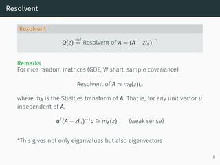 Random Matrix Theory and Machine Learning - Part 2 | PPT