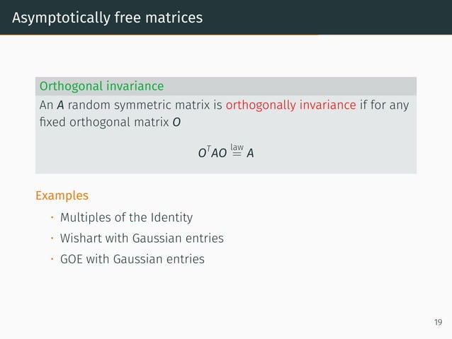 Random Matrix Theory And Machine Learning Part 2 Ppt