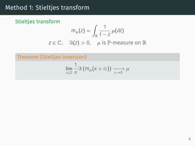 Random Matrix Theory and Machine Learning - Part 2 | PPT