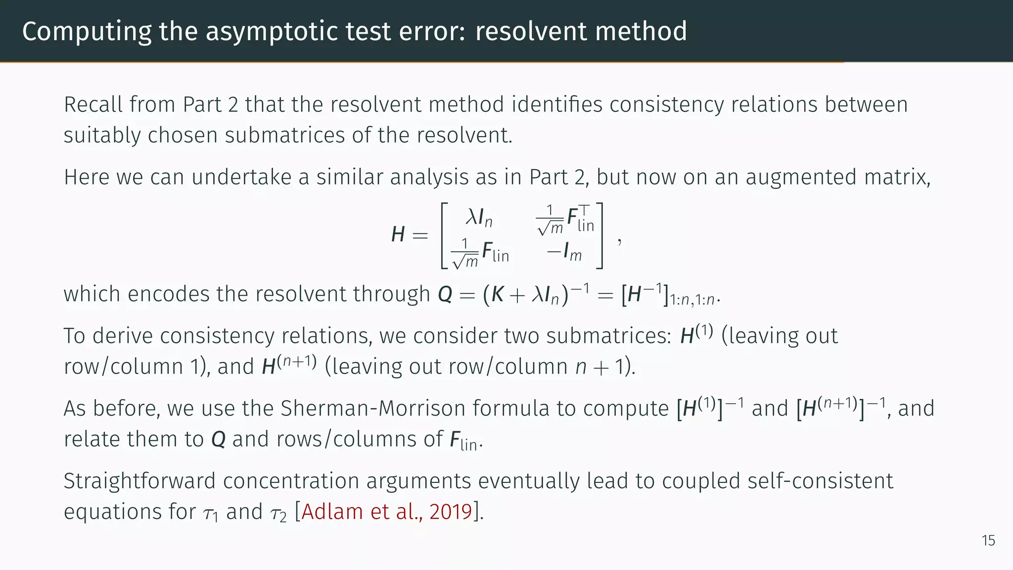 Random Matrix Theory and Machine Learning - Part 4 | PPT
